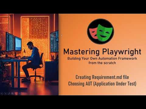 Mastering Playwright | Requirement.md - Salesforce AUT | QA Automation Alchemist - YouTube