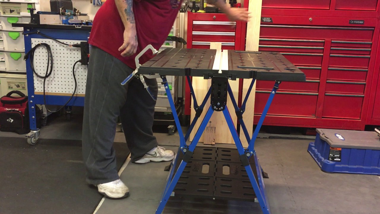 Review of the Kreg KWS1000 Mobil Project Center - YouTube