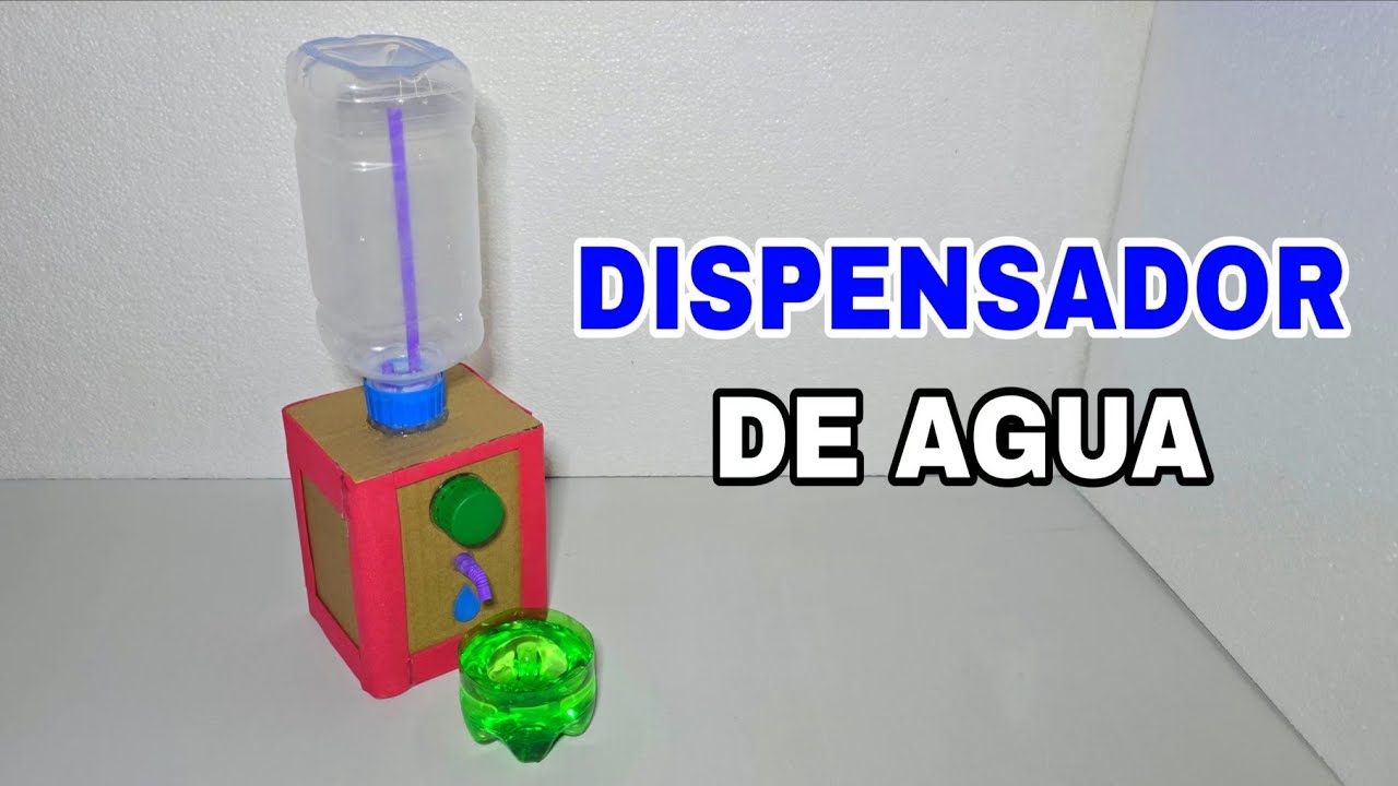 C mo Hacer Un Dispensador De Agua Con Cart n Idea Genial Para c-mo-hacer-un-dispensador-de-agua-con-cart-n-idea-genial-para
