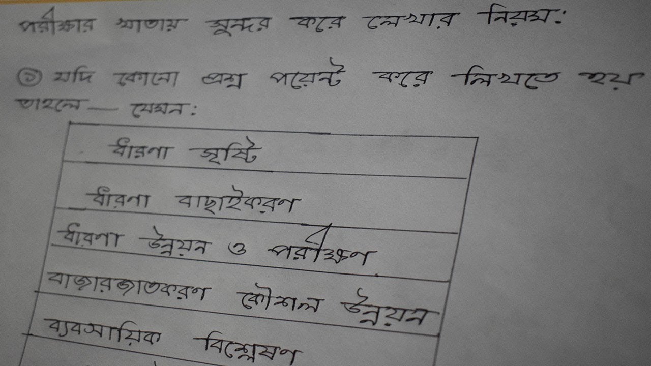 Writing Tricks in exam hall | Some rules of writing in the exam ...