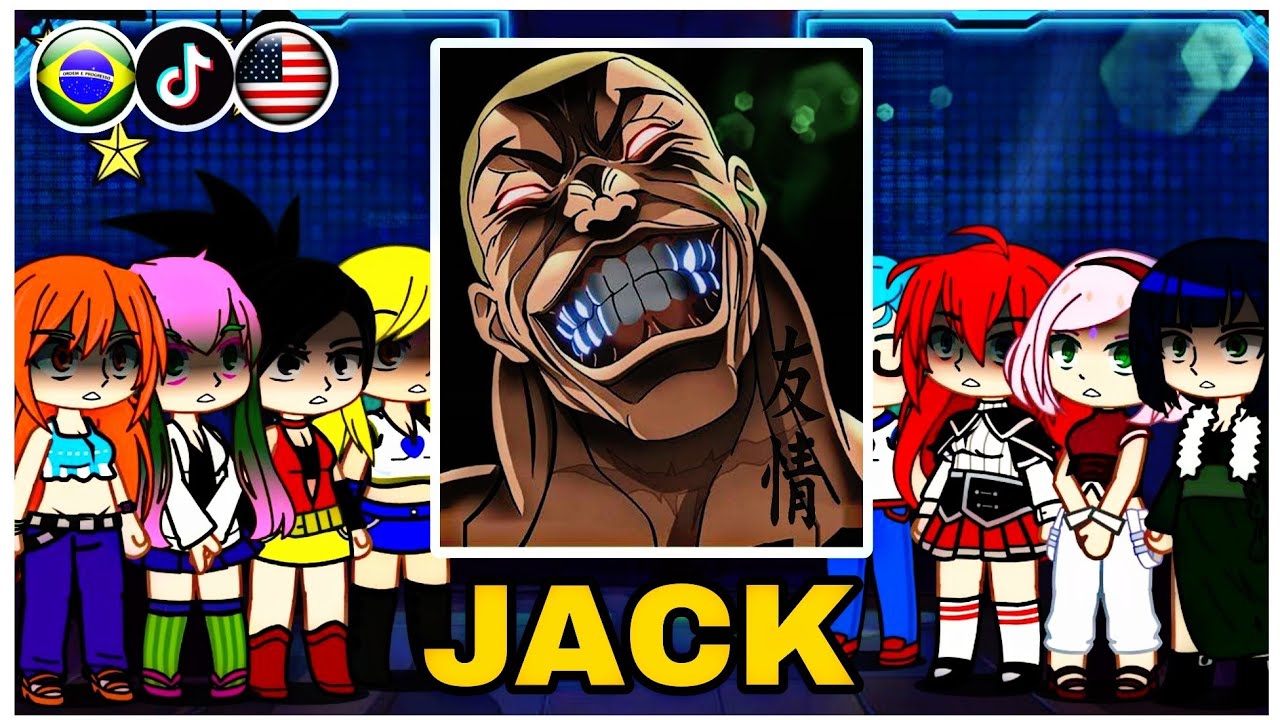Gacha react to Jack | Baki | gacha life club react - YouTube