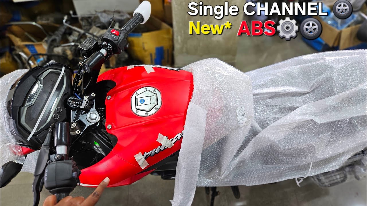 2025 Bajaj Pulsar NS125 Single ChanneL ABS ⚙️NEw RED🔥Colour Full Review ...