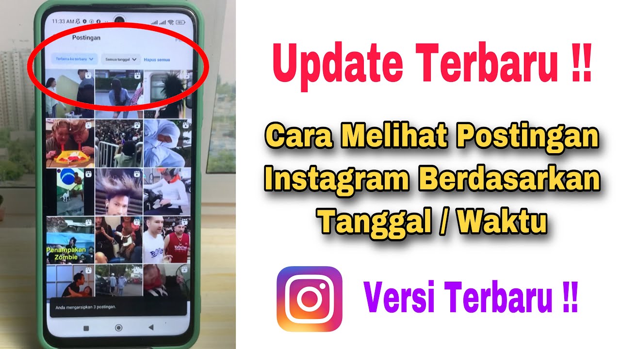 Cara Melihat Postingan Instagram Berdasarkan Tanggal - YouTube