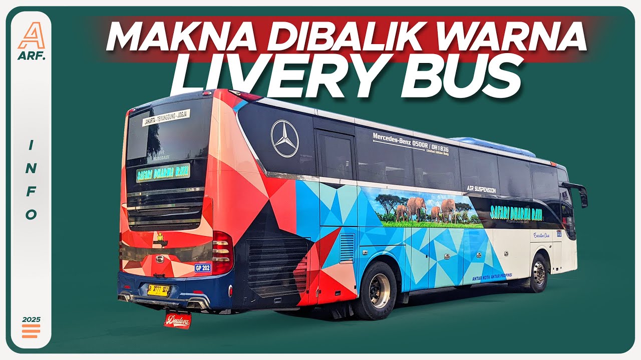 MAKNA DIBALIK WARNA LIVERY BUS !! Kalian Suka Bus Menggunakan Warna Apa ...