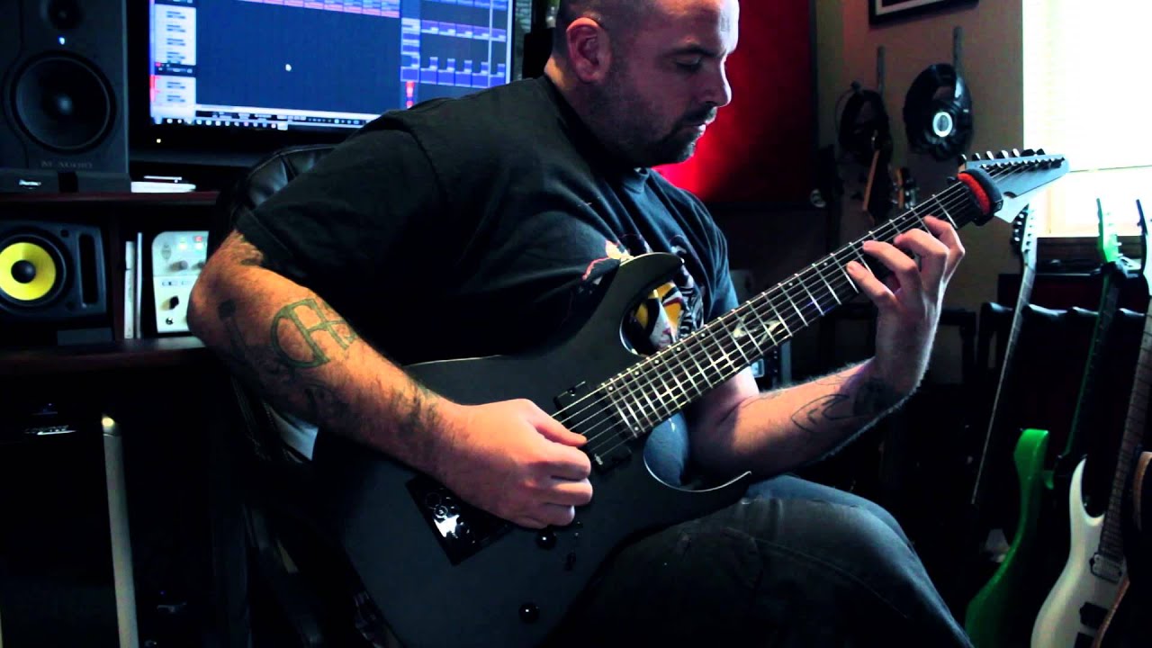 Wes Hauch of The Faceless- Evertune Guitar Bridge Demo - YouTube