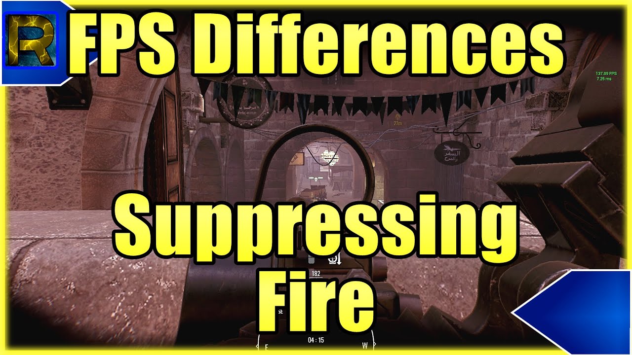 Suppression in Video Games | FPS Differences - YouTube