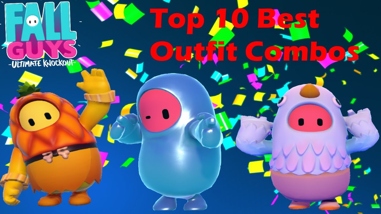 10 Subscriber Special: TOP 10 BEST OUTFIT COMBOS IN FALL GUYS - YouTube