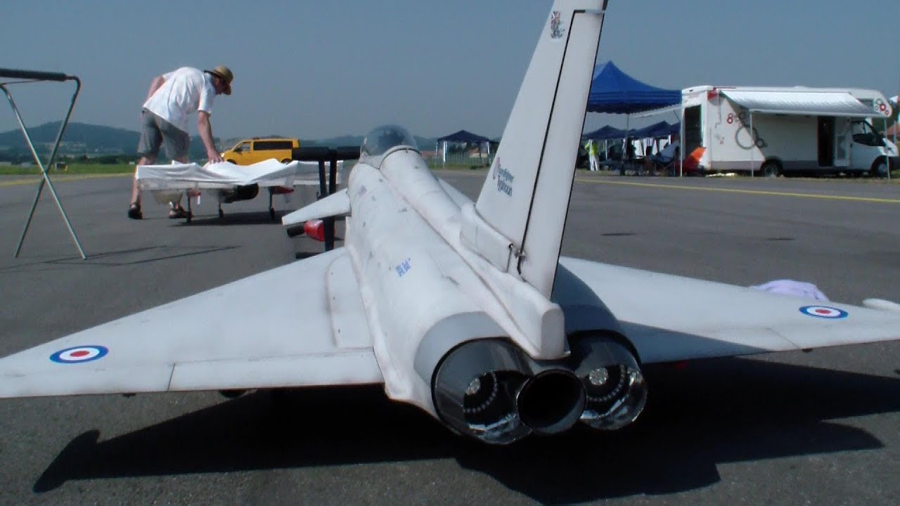 AMAZING RC EUROFIGHTER TYPHOON MULTIROLE COMBAT FIGHTER TURBINE SCALE ...