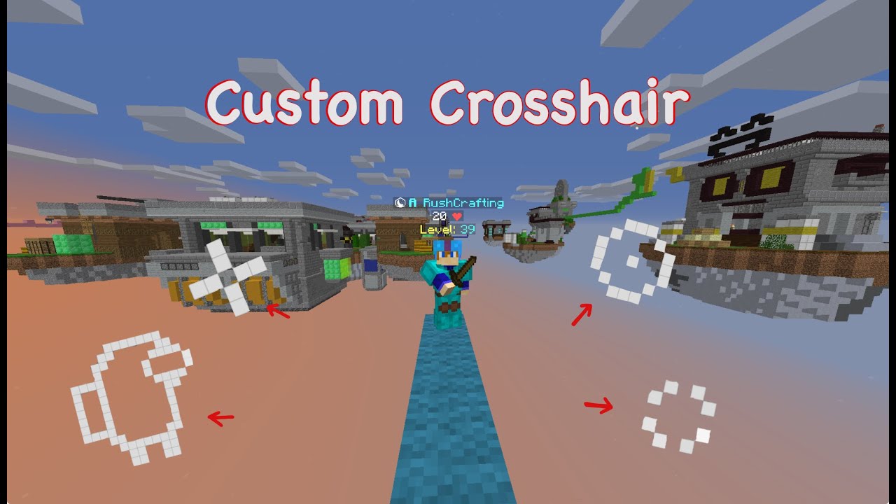 How to change your Minecraft Crosshair! - YouTube