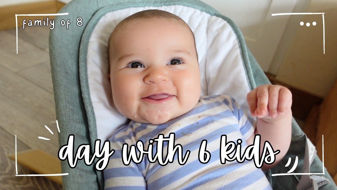 6 KIDS DAY IN THE LIFE| stay at home mom, summer holidays - YouTube