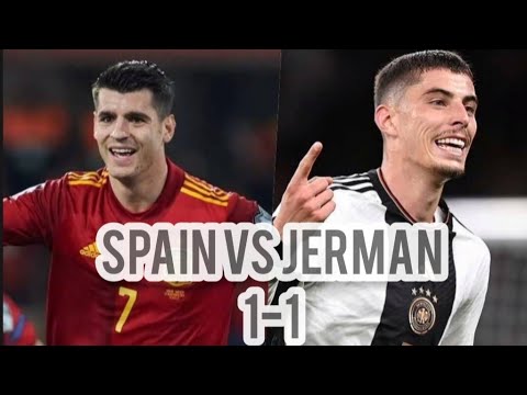 Spain vs Jerman 1-1 piala dunia -2022 - YouTube