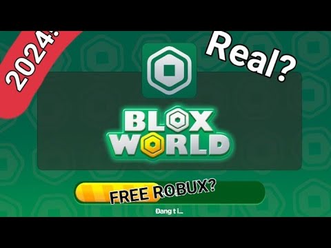 How to get free ROBUX - Blox World - - YouTube