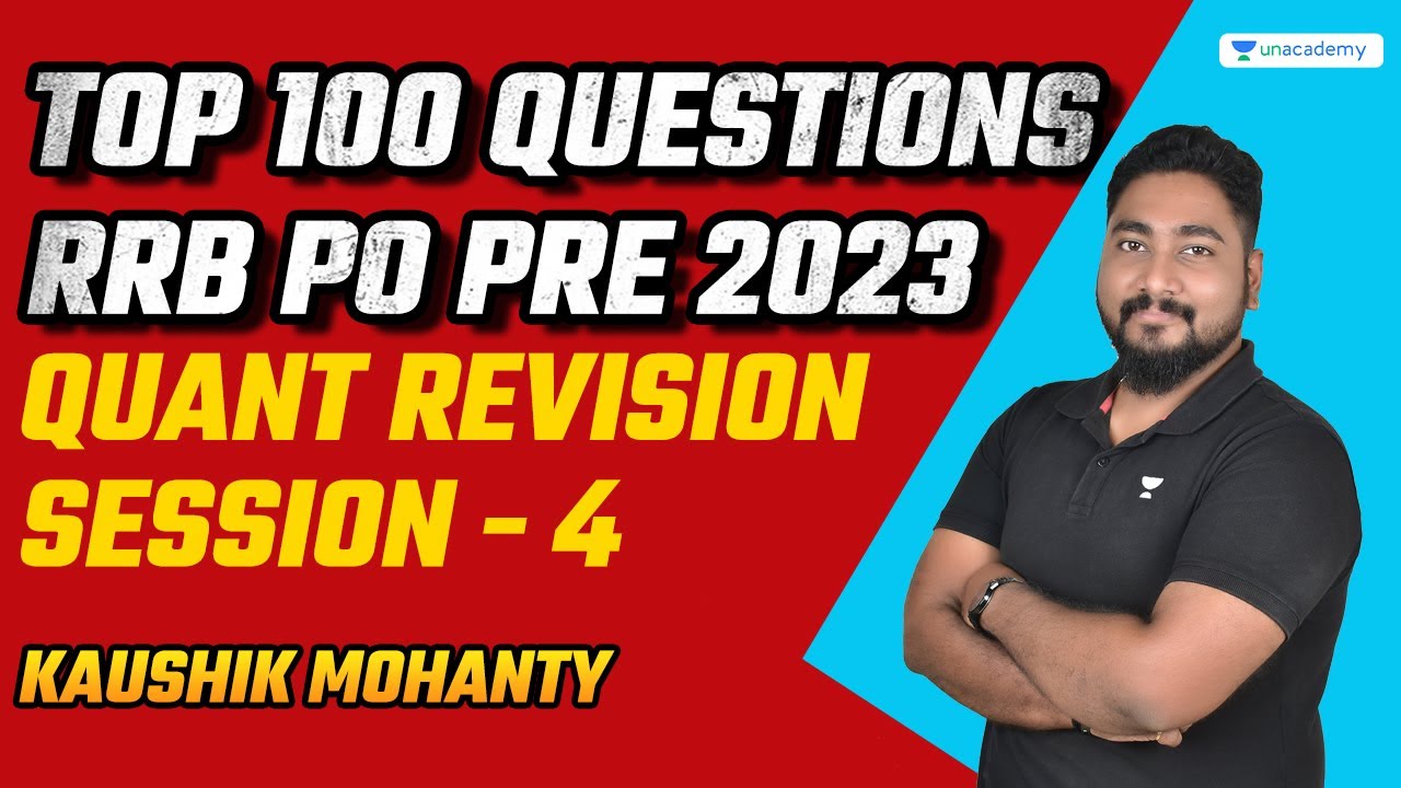 Top 100 Questions - Set 4 [RRB PO Pre 2023] Revision Series with ...
