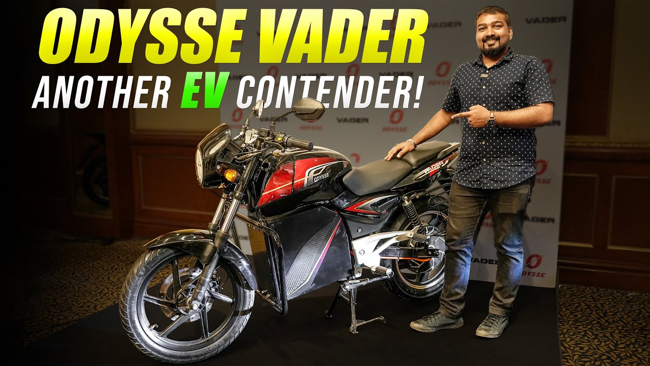 This E-Bike Has a 7" Display😮⚡Odysse Vader EV Bike First look ...
