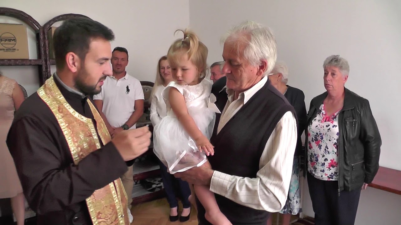 Krstenje Anje Crkva Vaznesenja Gospodnjeg Kukljin,paroh Marko Culjic ...