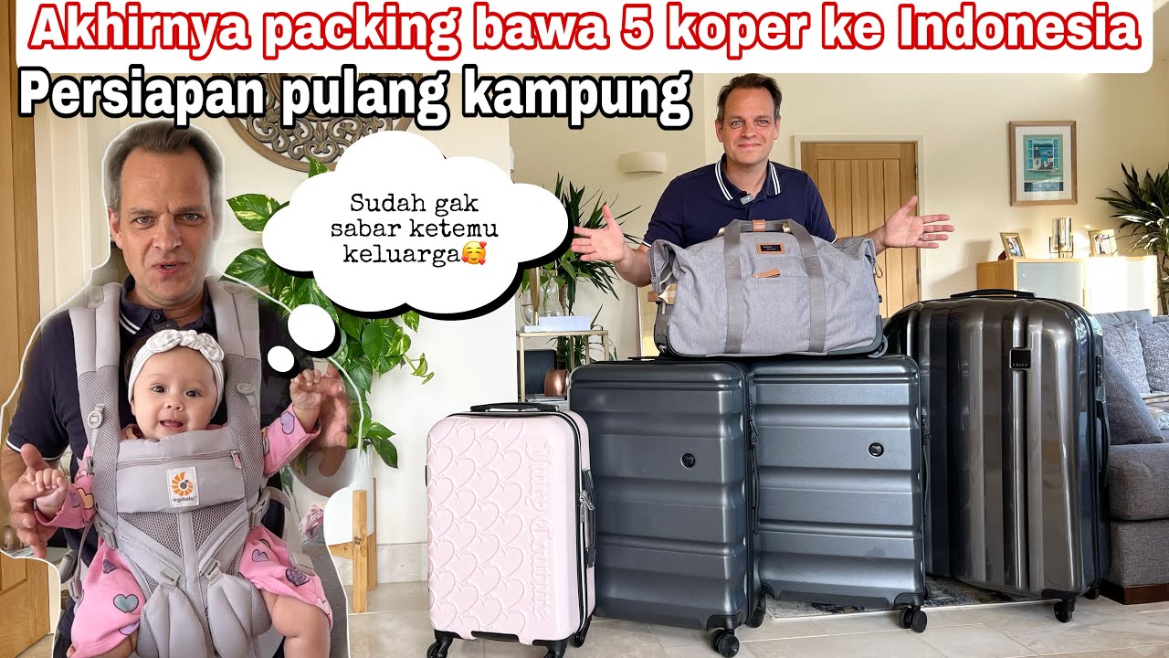 AKHIRNYA PACKING BAWA 5 KOPER KE INDONESIA || PERSIAPAN PULANG KAMPUNG ...
