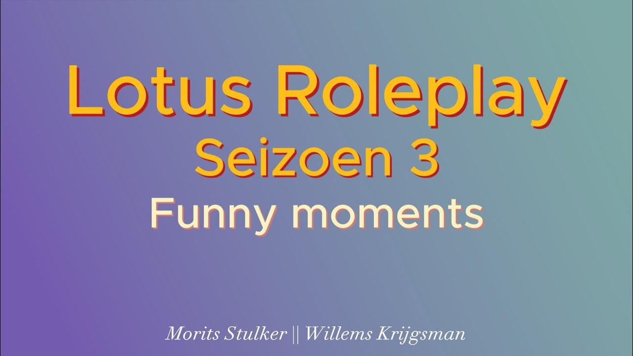Lotus Roleplay funny moments - YouTube