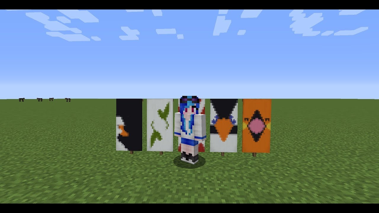 Minecraft Banner 1.14 : Different Types of Bird Banners - YouTube