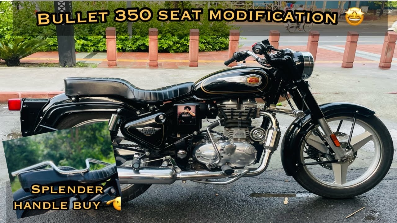 Bullet standard 350 SEAT MODIFICATION🔥 - YouTube
