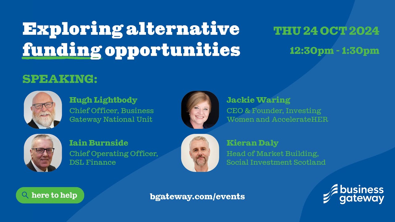 Exploring alternative funding opportunities - YouTube