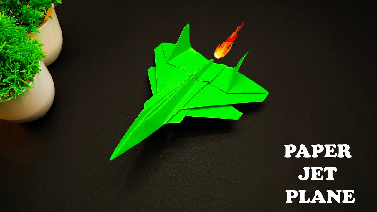 Paper Jet Plane Easy | How To Make A Paper Airplane | Paper Airplane ...