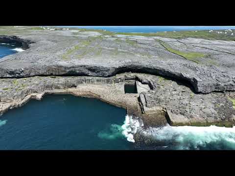Poll Na bPeist Inis Mor Aran Islands Ireland The worm hole , wonder of nature The Wild Atlantic Way