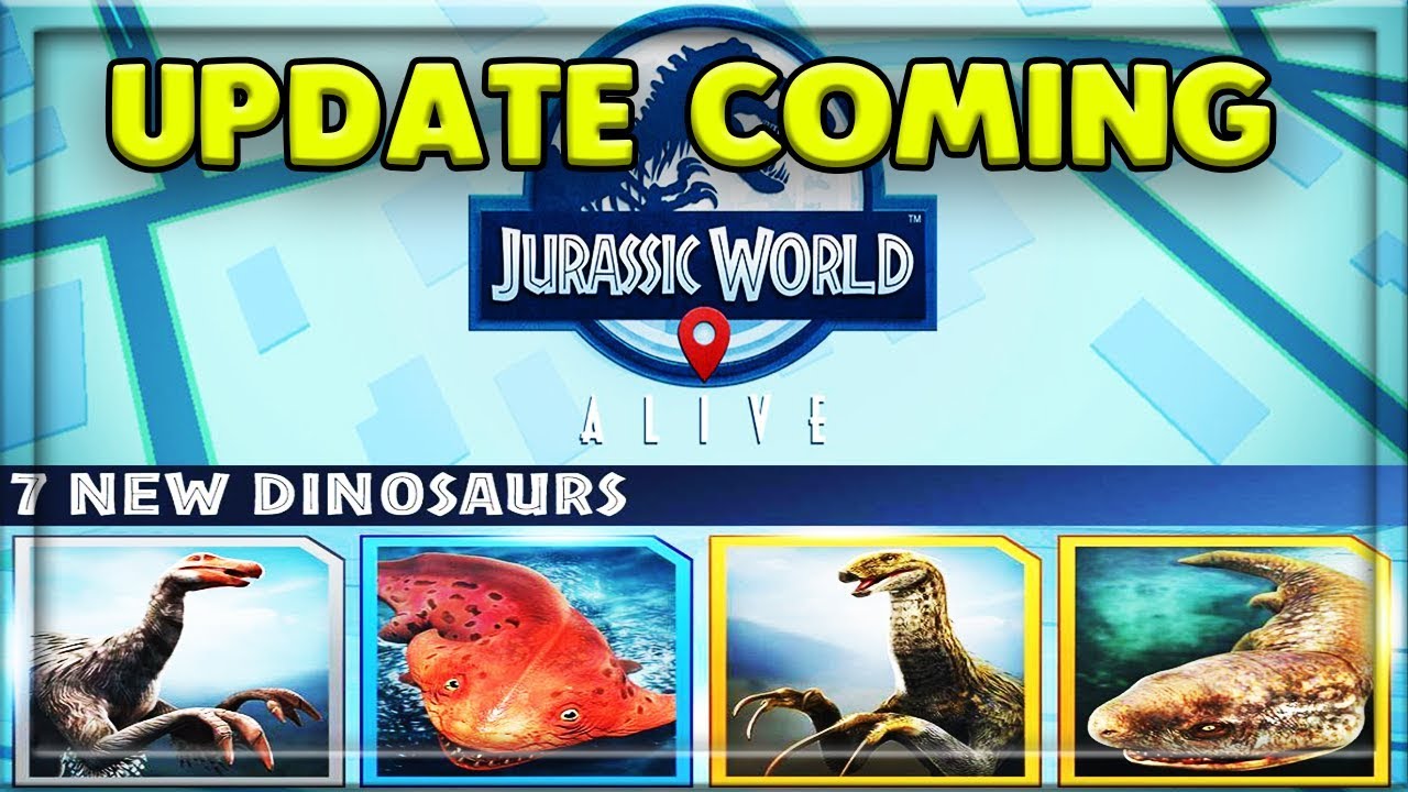 ANDROID RELEASE COMING IN NEW UPDATE!!! -JURASSIC WORLD ALIVE - YouTube