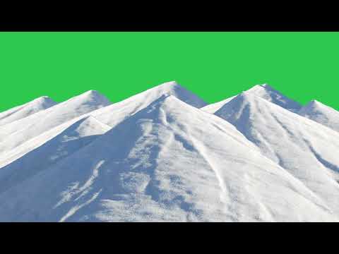 Snowy Mountains green screen videos 4k - YouTube