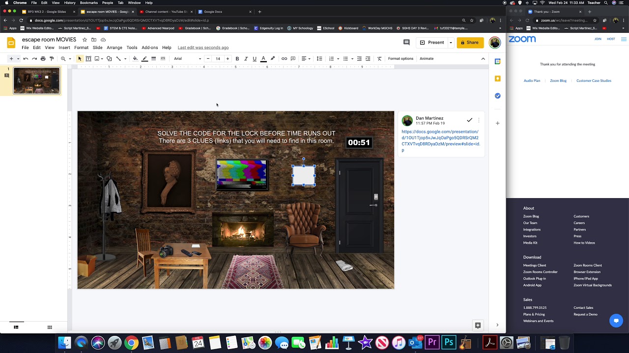 Virtual Escape Room Google Slides – FQDA