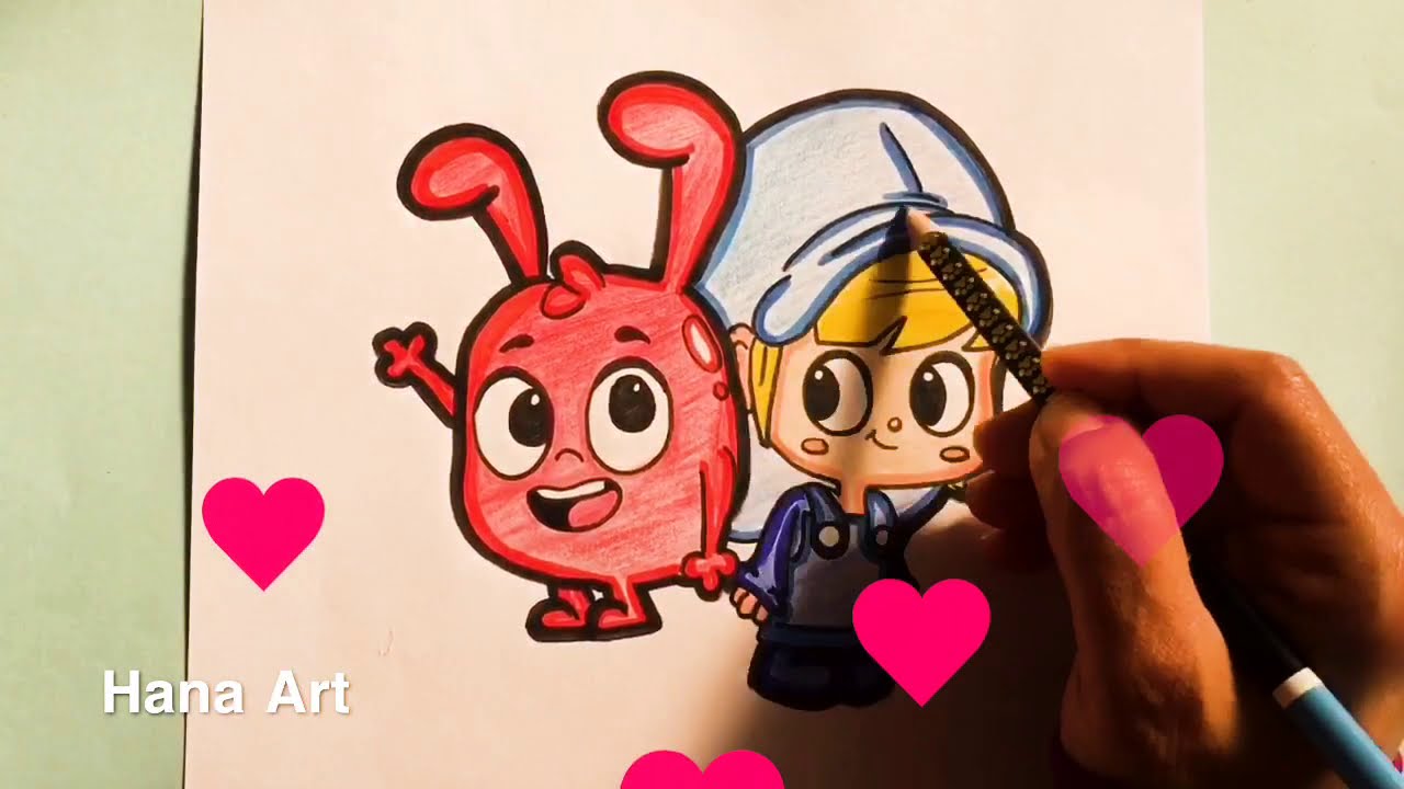 Morphle | Dibujar Morphle y Mila | Drawing & Coloring Morphle & Mila ...