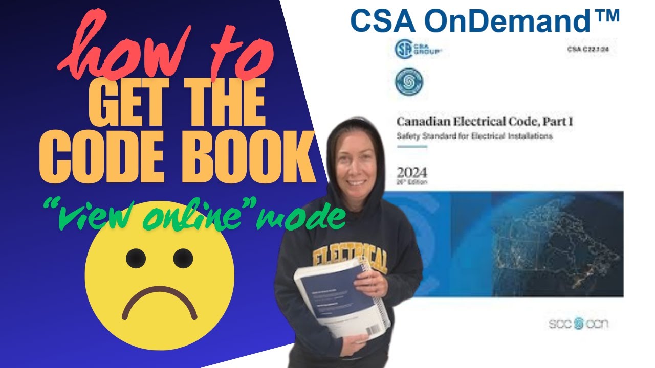 How to Access the Canadian Electrical Code Online (CSA On Demand) - YouTube