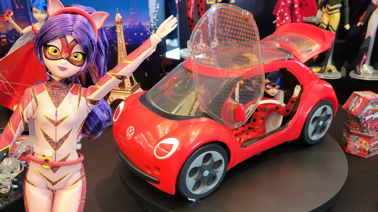 Lady Bug and Cat Noir have a car?! New Miraculous Dolls, Kwamis ...