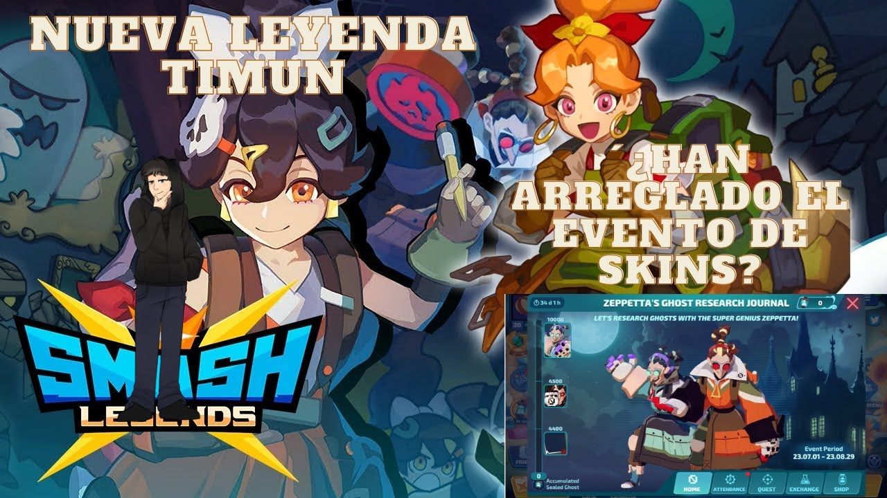 LLEGA LA NUEVA LEYENDA TIMUN - SMASH LEGENDS UPDATE 8/1 AGOSTO - YouTube