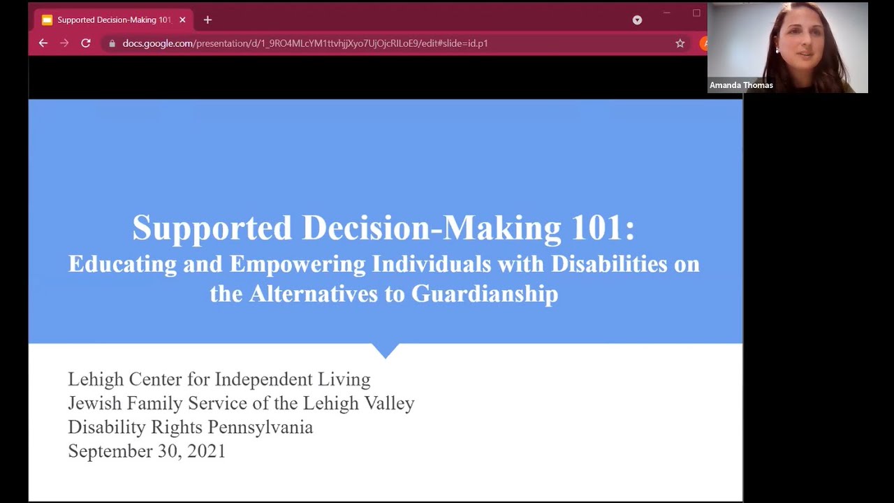 Supported Decision-Making 101: For Professionals - YouTube