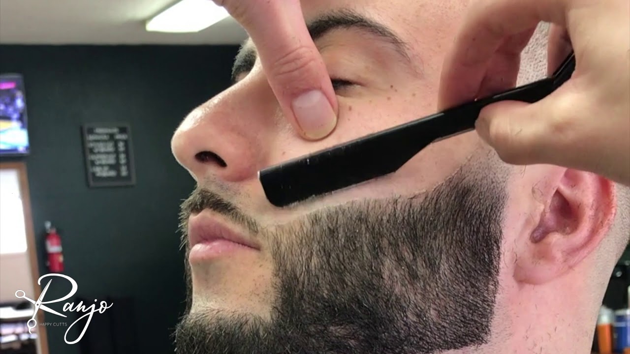 DRY SHAVING FULL HEAD AND BEARD ON THICK HAIR - Using One Razor Blade ...
