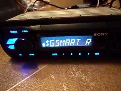 SONY DSX-A55BTE в работе - YouTube