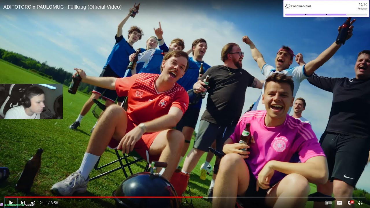 Ich reagiere auf den ADITOTORO x PAULOMUC - Füllkrug (Official Video ...