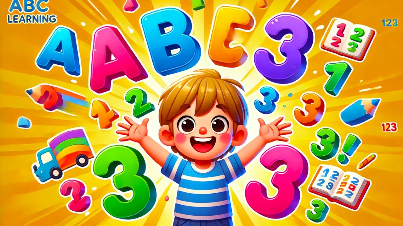 ABC,123,Colors,Fruits,Fruits & Vegetbales Names FOr kIDS -BEst LEarning ...
