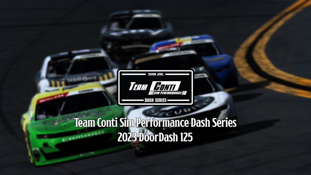 Team Conti Sim Performance Dash Series - 2023 DoorDash 125 - YouTube