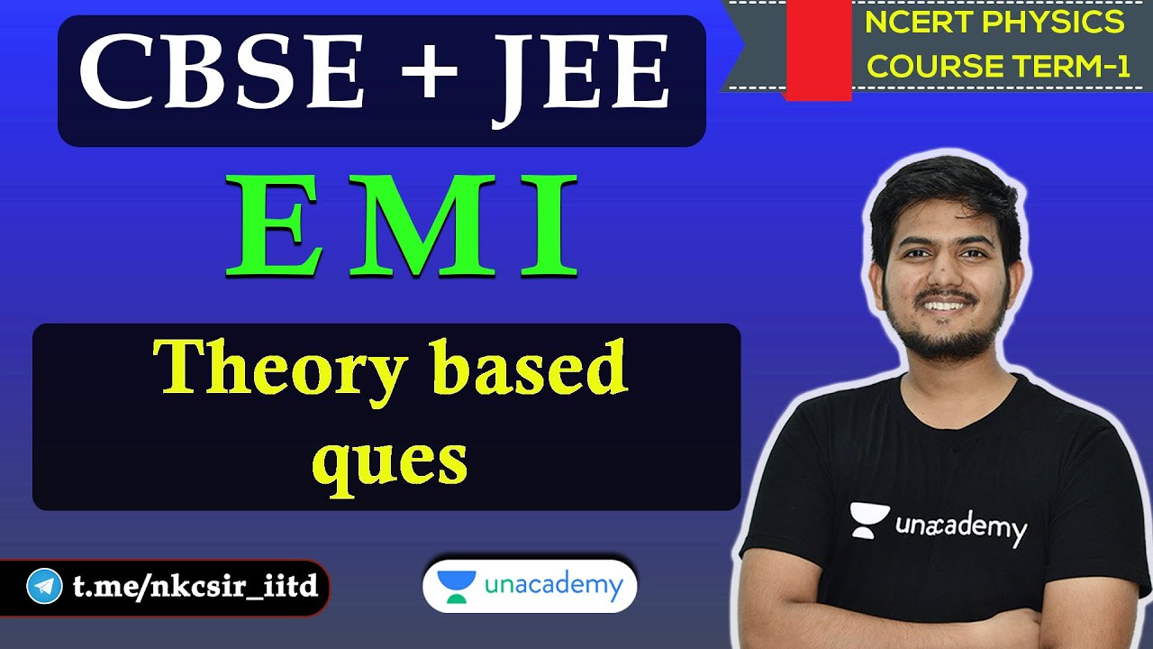 EMI Theory Based Que. | Class 12 Physics | JEE Physics | CBSE | Hemant ...
