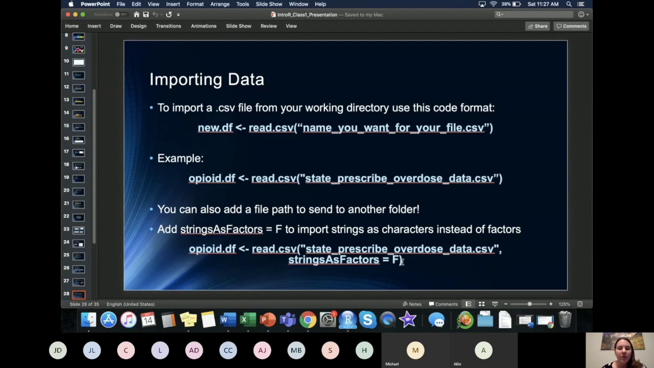 Importing Data Into R Youtube