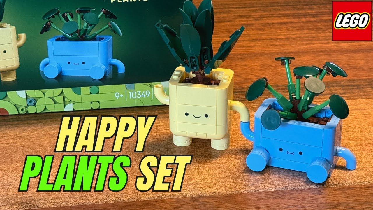 CUTE LEGO Plant That Actually Smile! - YouTube