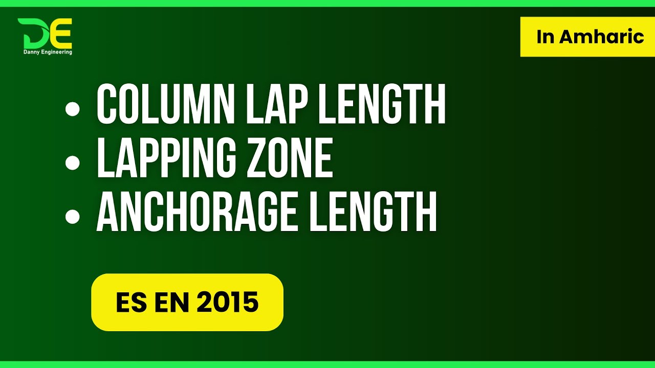 Column Reinforcement bar lap length, lapping zone and anchorage length ...