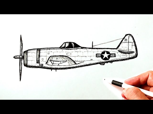 P47 Thunderbolt Drawing