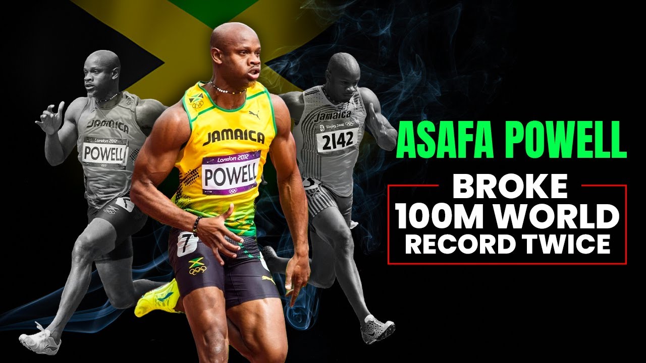 Asafa Powell Top 10 Moments - He Broke The 100m World Record Twice ...