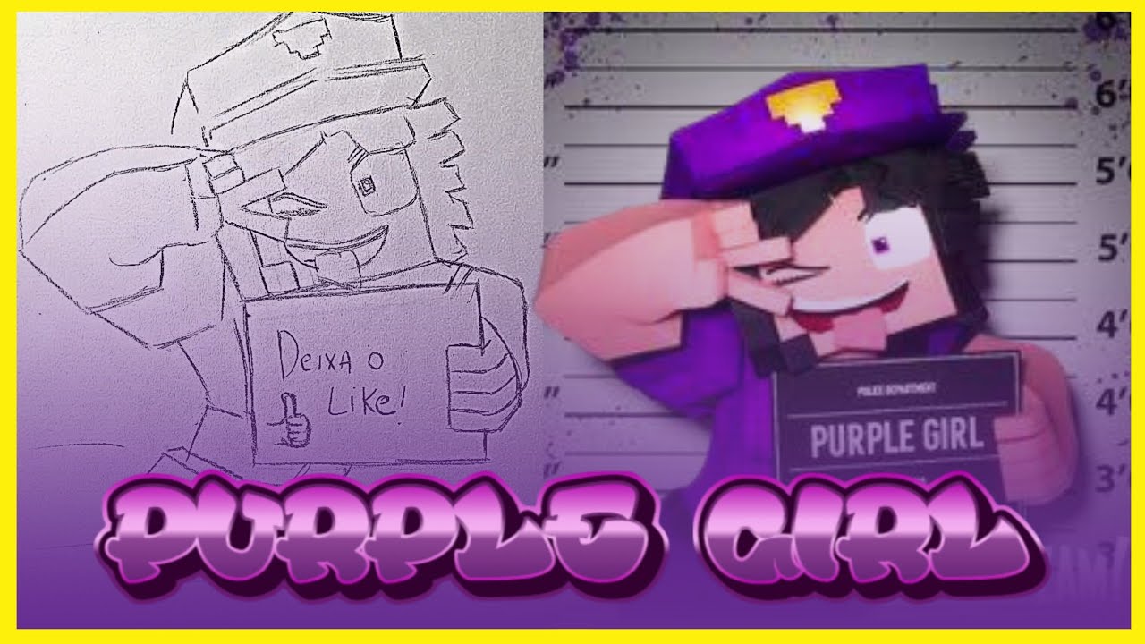 COMO DESENHAR A PURPLE GIRL - TUTORIAL/ PASSO A PASSO - YouTube