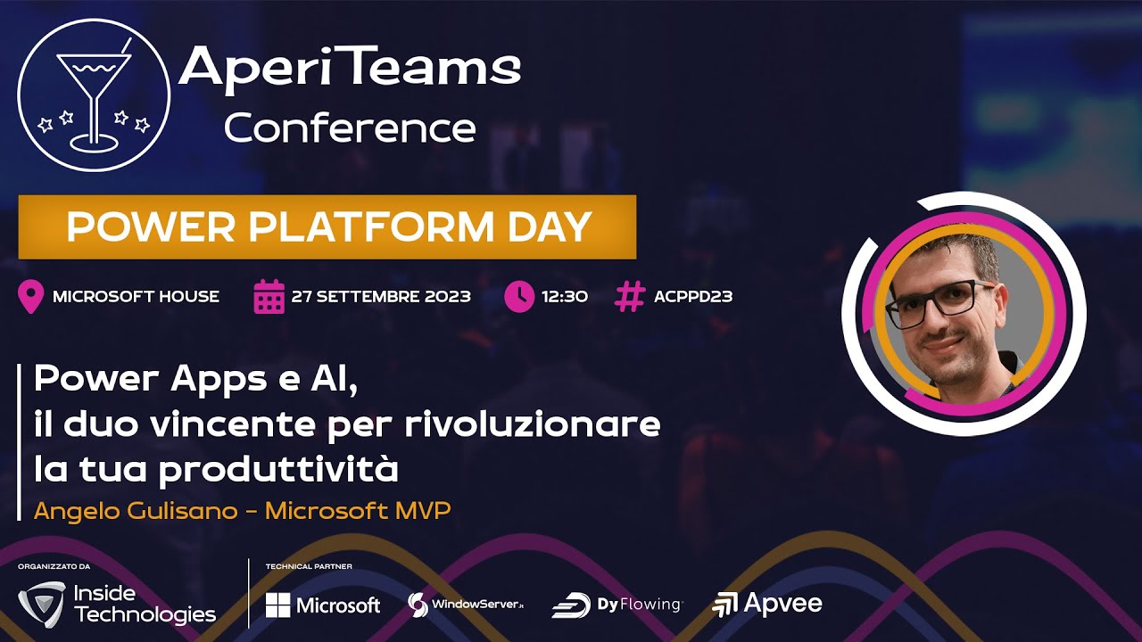AperiTeams Conference Power Platform Day 2023 - Power Apps e AI - YouTube
