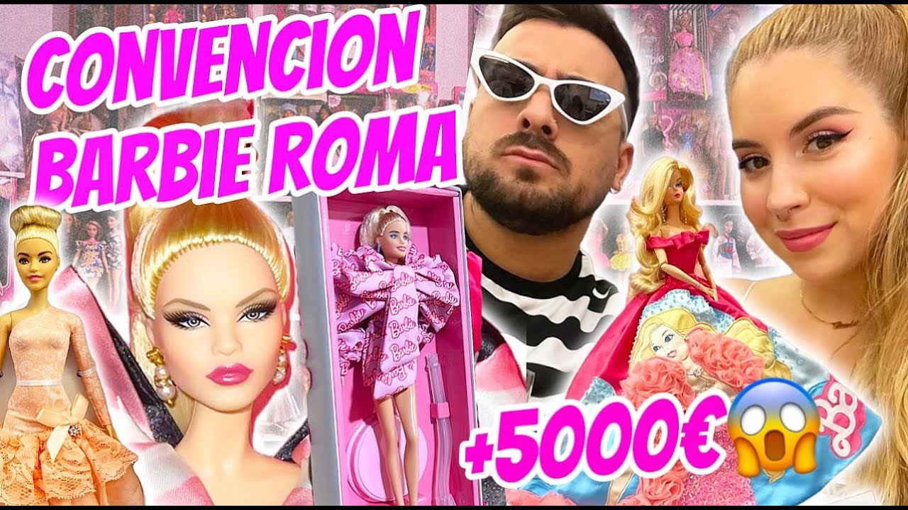 SUPER EVENTO BARBIE!💖 viajamos a la ROMA FASHION DOLL CONVENTION!!😱 *no ...