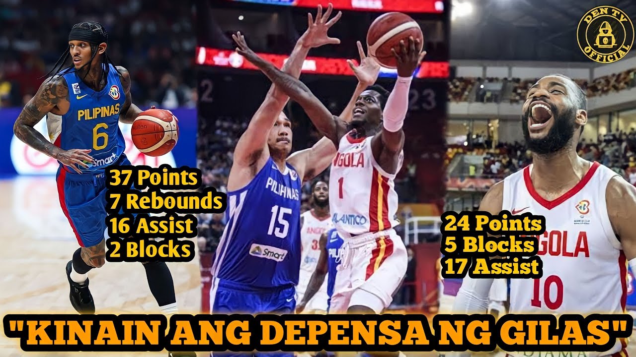 GILAS PILIPINAS KINAWAWA LANG NG TEAM NG ANGOLA, GILAS PILIPINAS VS ...