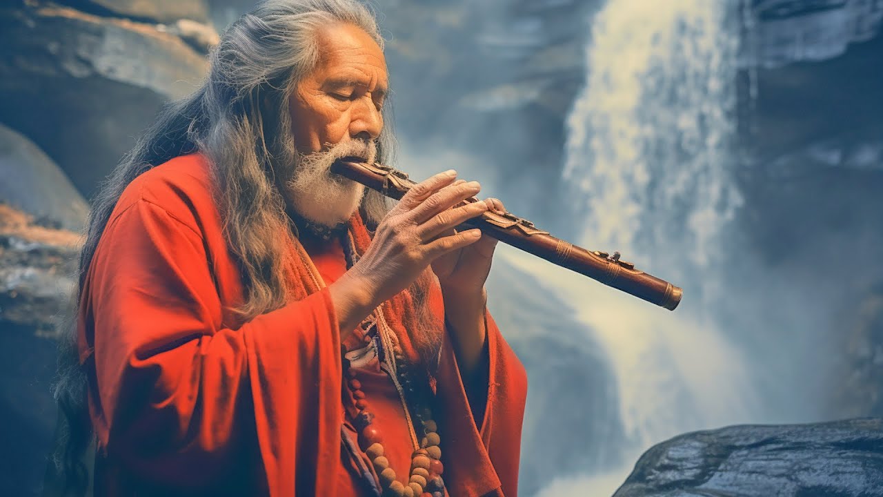 Indian Flute Music for Yoga Eliminates Stress , Instrumental music ...
